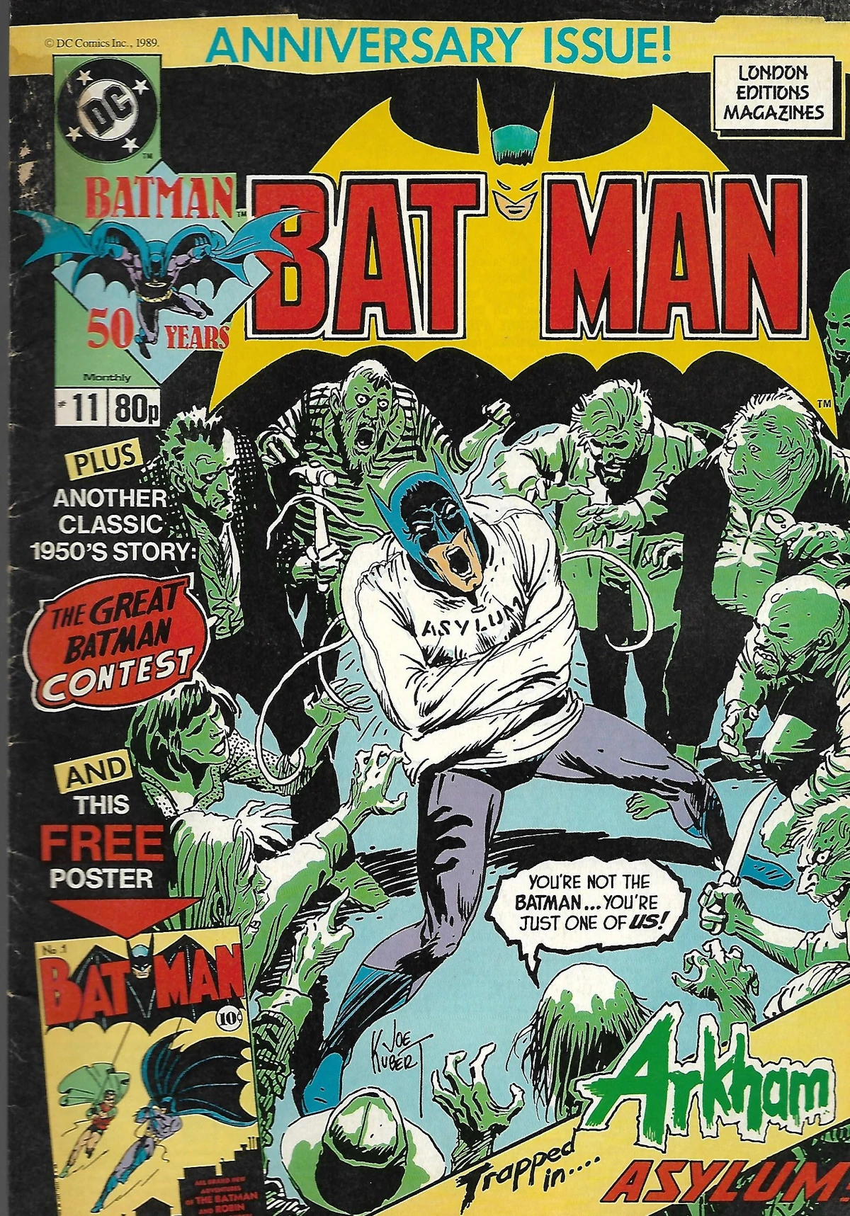 Batman Monthly Vol 1 11 | Albion British Comics Database Wiki | Fandom