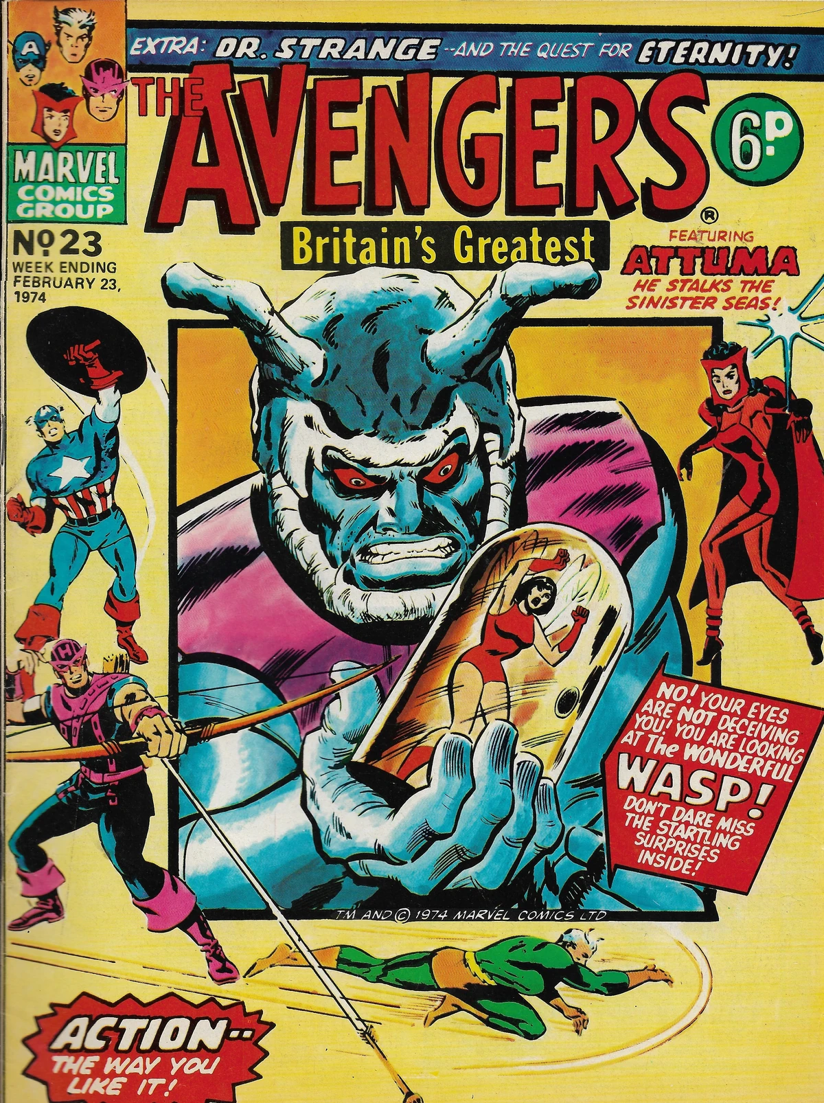 Avengers (Marvel UK) Vol 1 23 | Albion British Comics Database Wiki ...