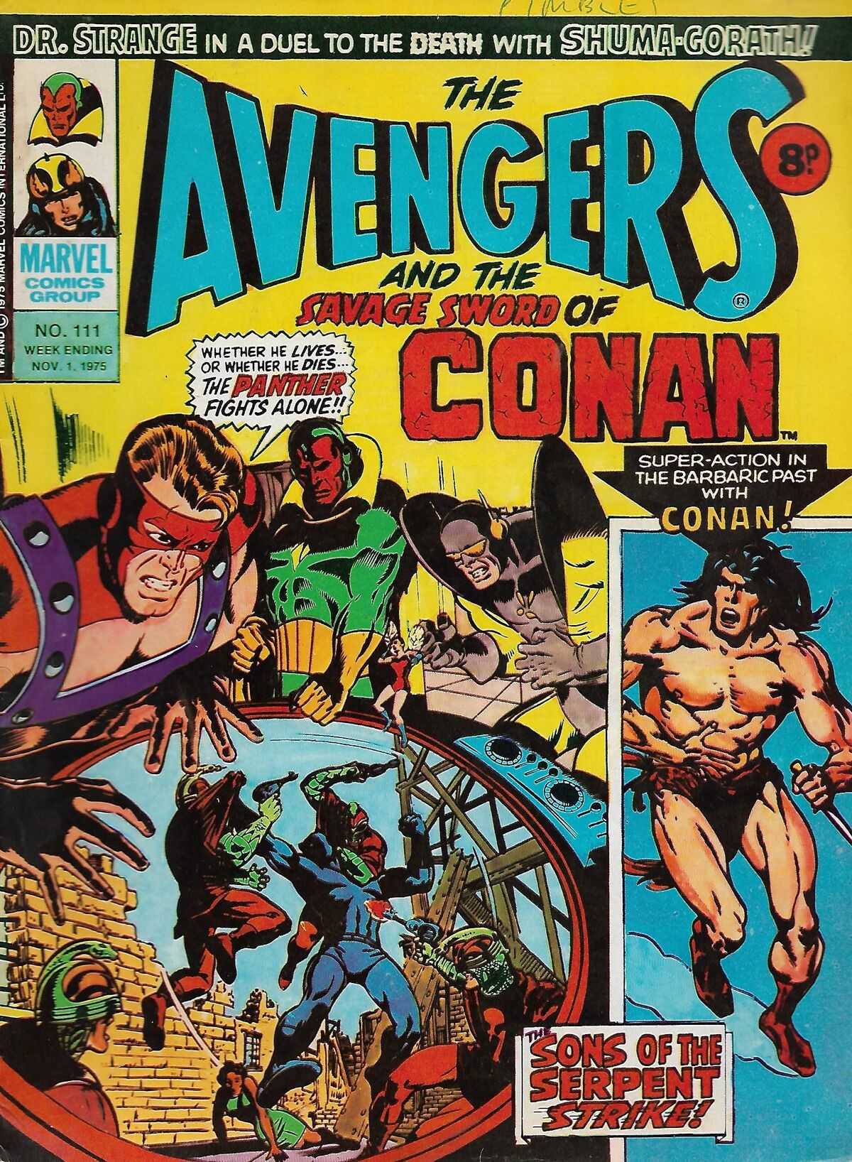 Avengers (Marvel UK) Vol 1 111 | Albion British Comics Database Wiki ...