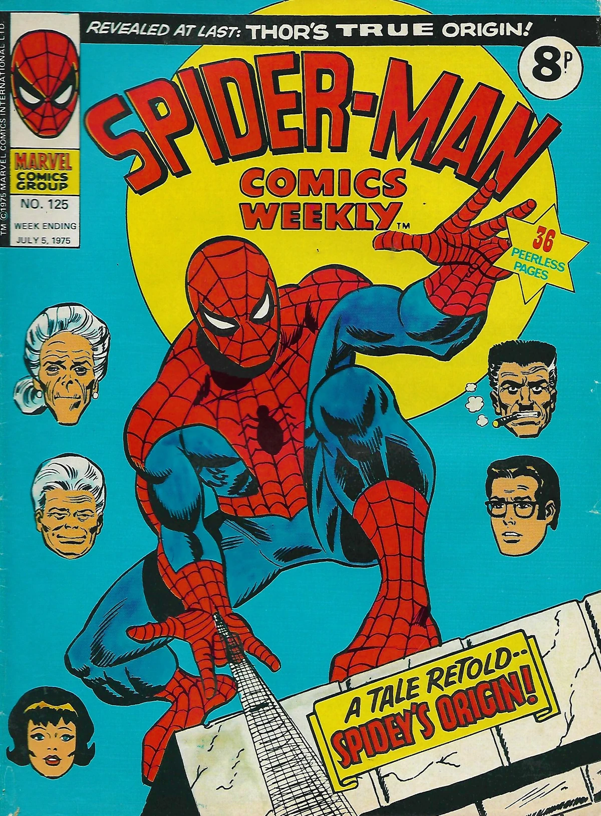 Spider-Man Comics Weekly Vol 1 125 | Albion British Comics Database ...