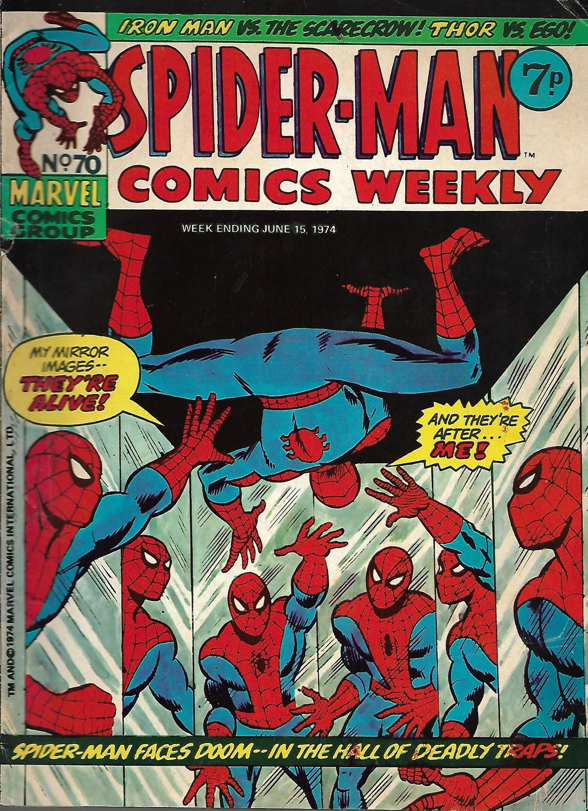 Spider-Man Comics Weekly Vol 1 70 | Albion British Comics Database Wiki ...