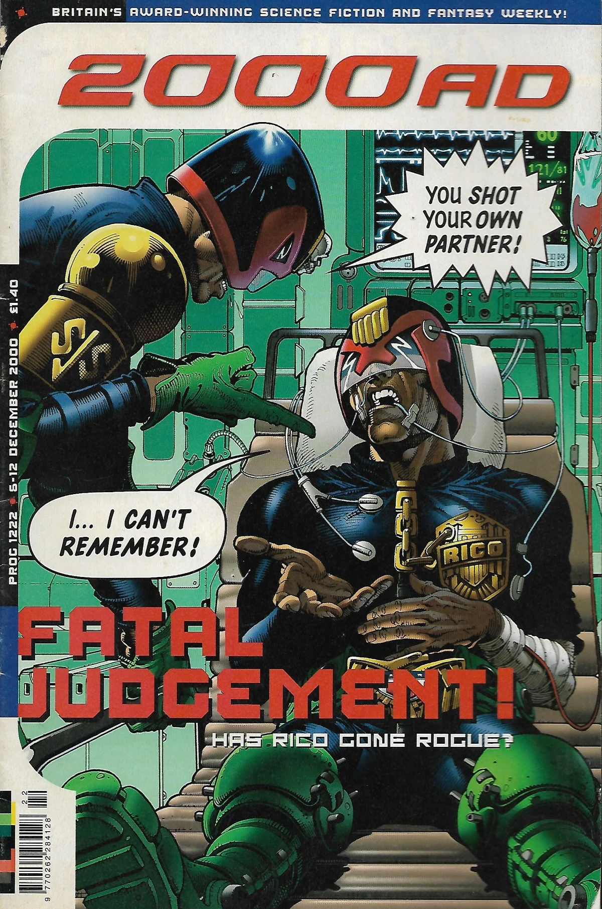 2000 AD Vol 1 1222 | Albion British Comics Database Wiki | Fandom