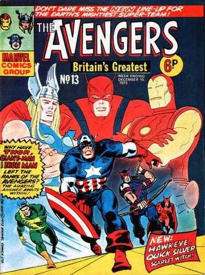 Avengers (Marvel UK) Vol 1 13 | Albion British Comics Database Wiki ...