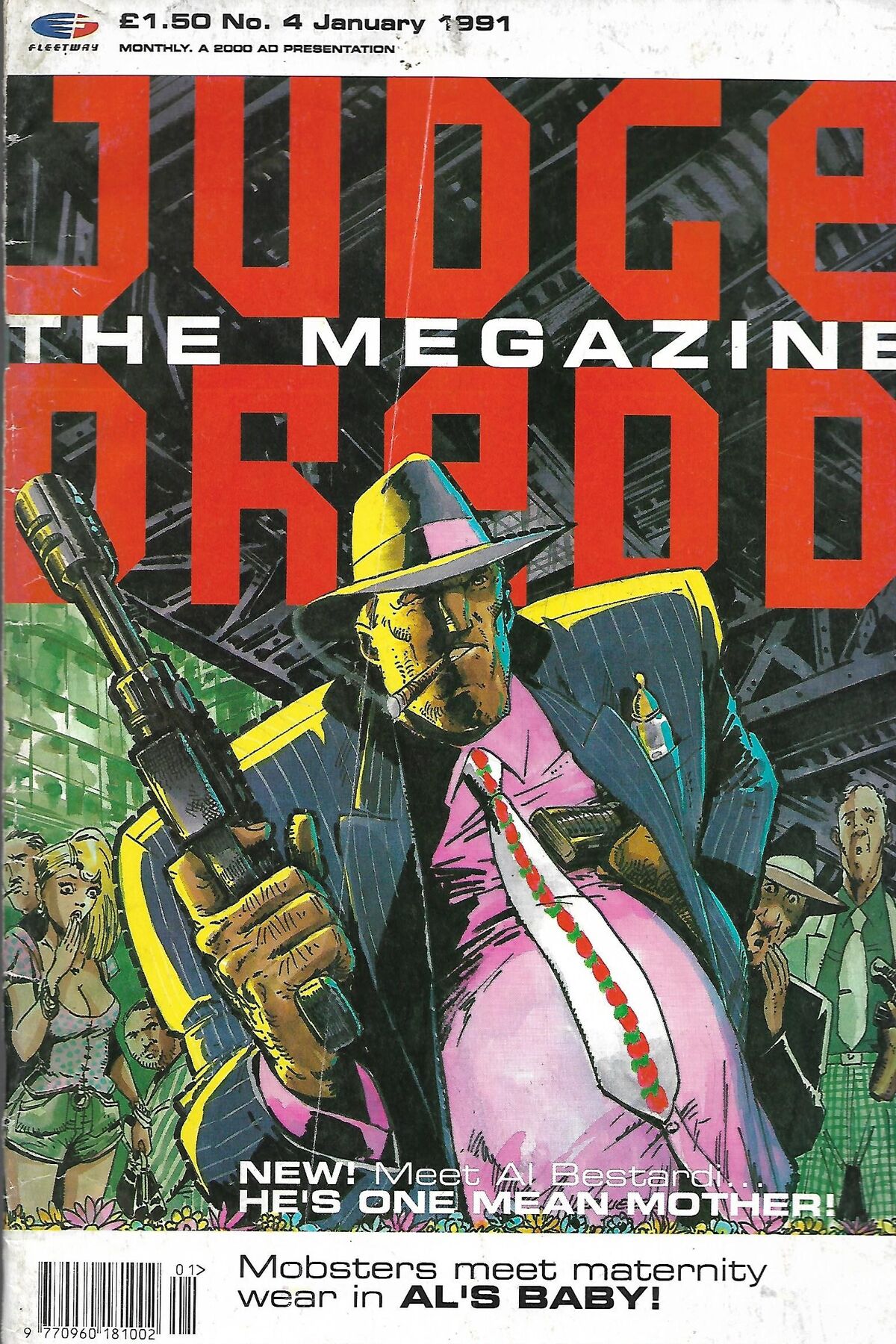Judge Dredd Megazine Vol 1 4 Albion British Comics Database Wiki Fandom