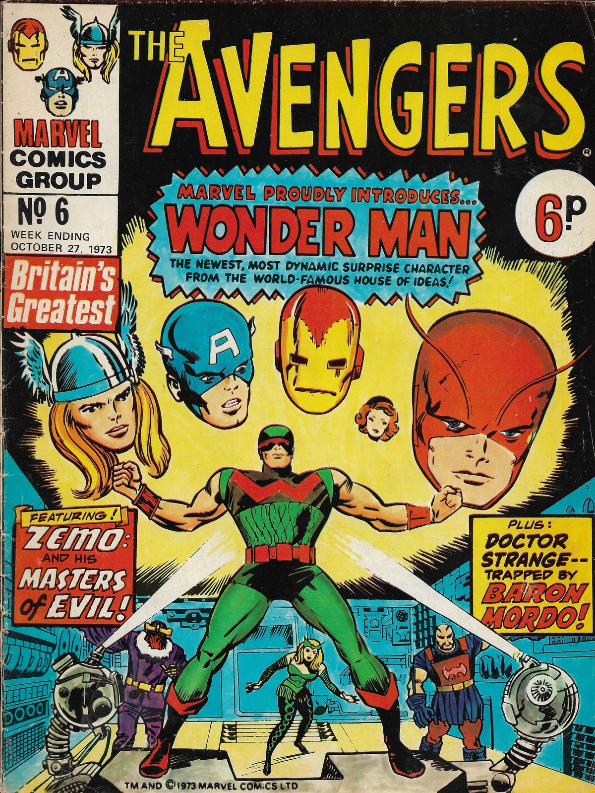 Avengers (Marvel UK) Vol 1 6 | Albion British Comics Database Wiki | Fandom