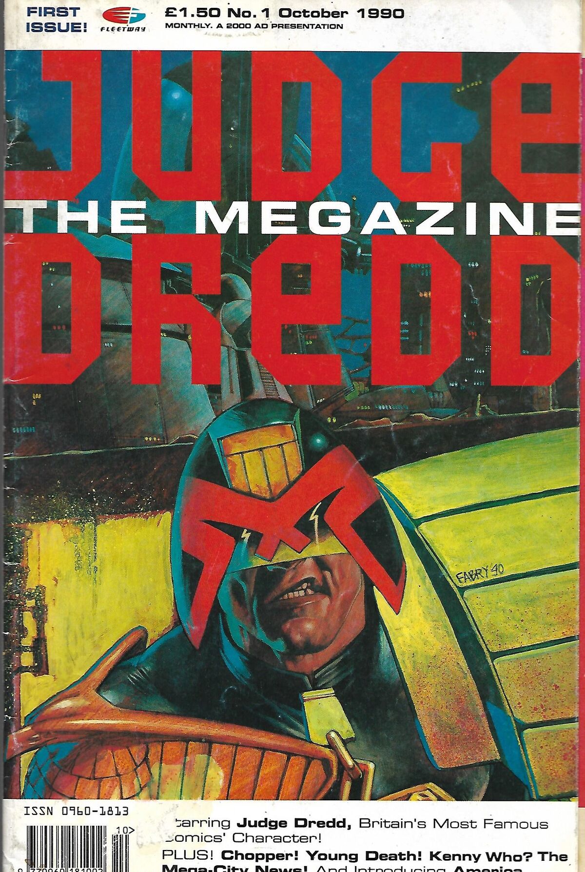 Judge Dredd Megazine Vol 1 1 Albion British Comics Database Wiki Fandom