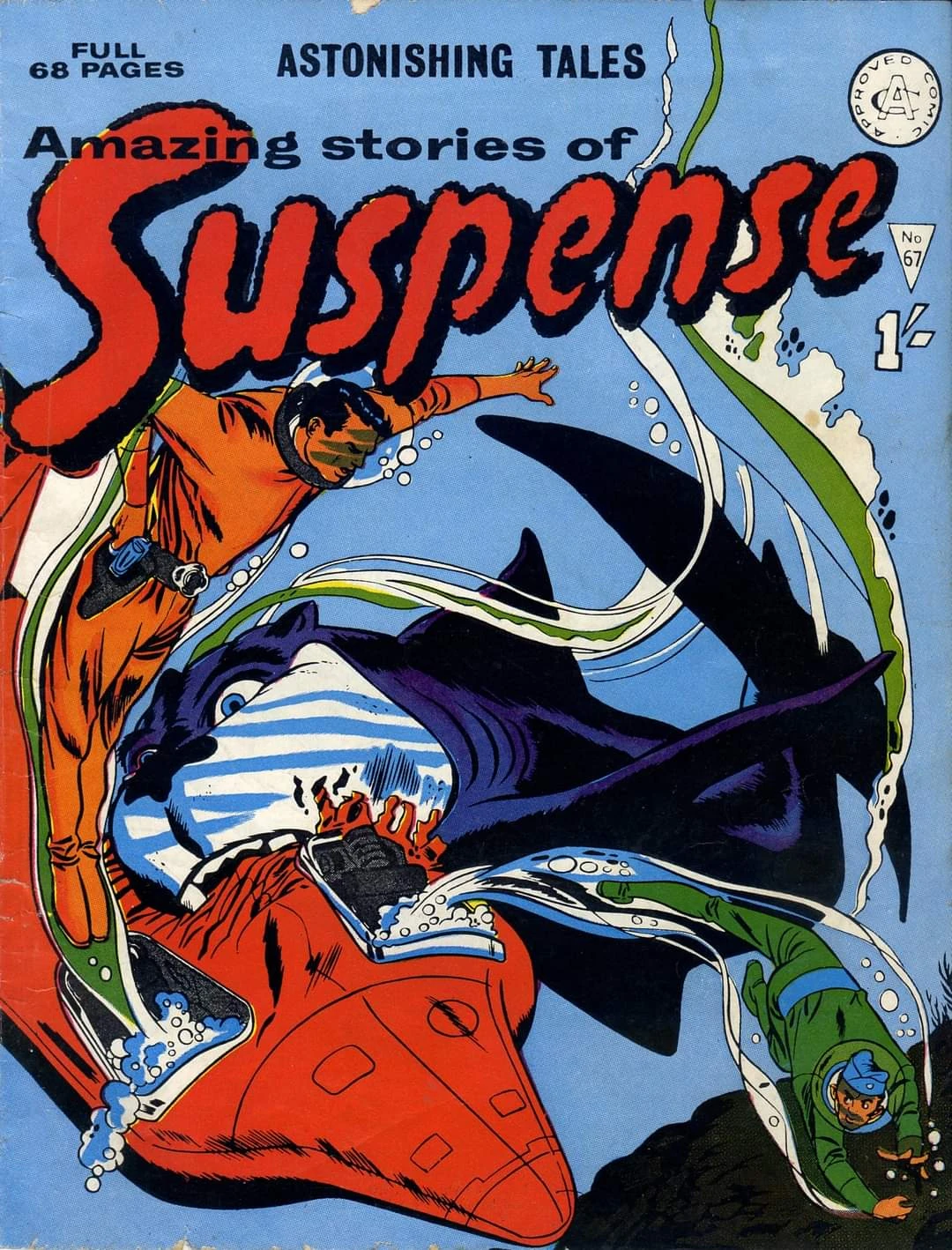 Amazing Stories of Suspense Vol 1 67 | Albion British Comics Database ...