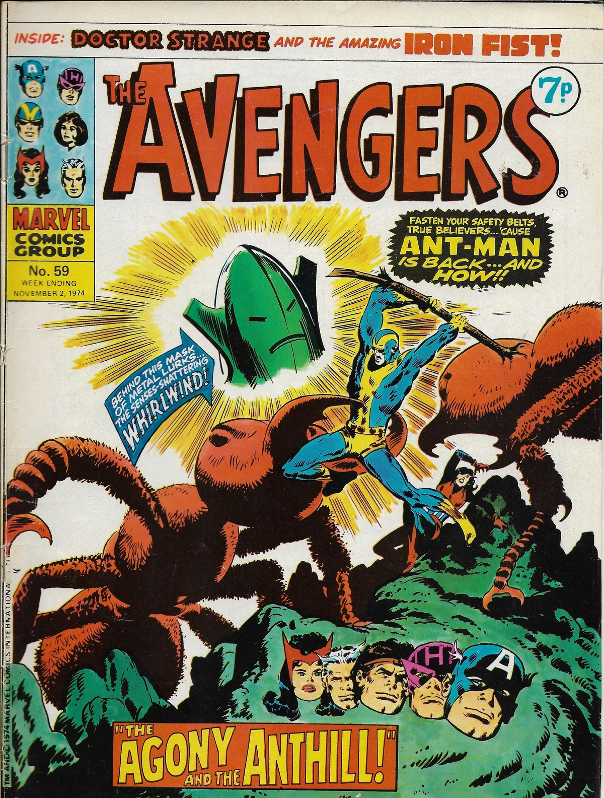 Avengers (Marvel UK) Vol 1 59 | Albion British Comics Database Wiki ...