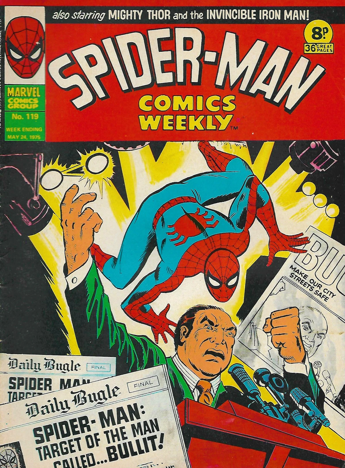 Spider-Man Comics Weekly Vol 1 119 | Albion British Comics Database ...