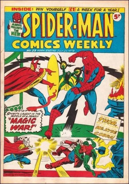 Spider-Man Comics Weekly Vol 1 23 | Albion British Comics Database Wiki ...