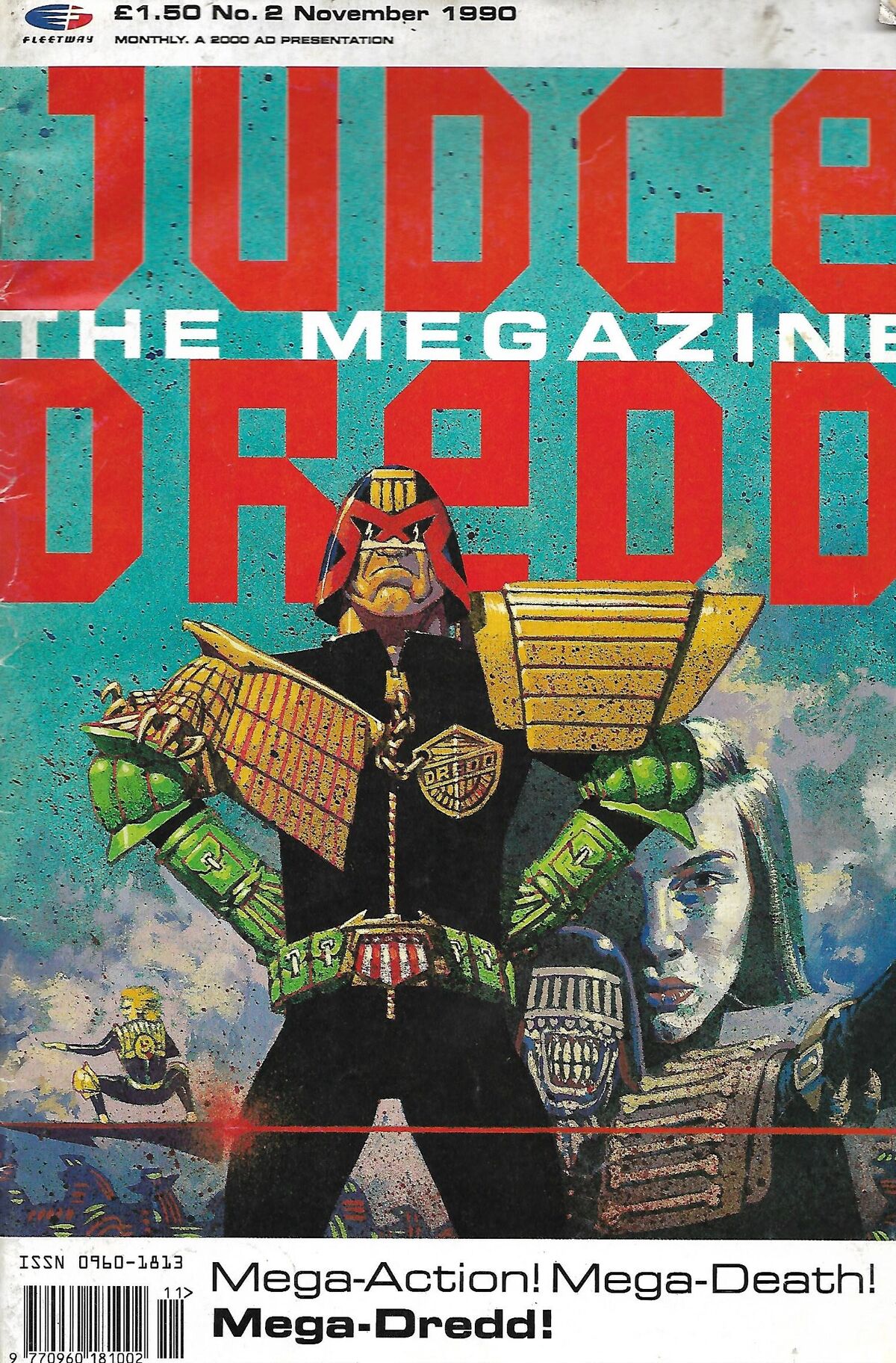 Judge Dredd Megazine Vol 1 2 Albion British Comics Database Wiki Fandom