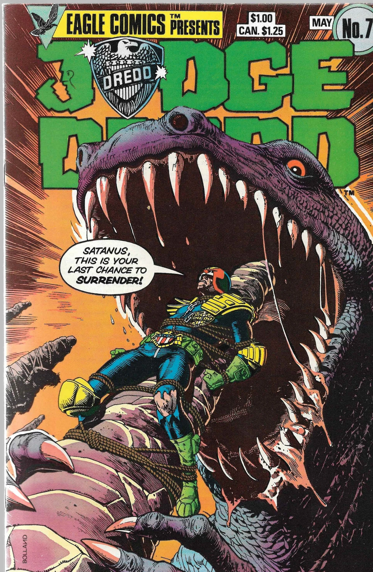 Judge Dredd (Eagle Comics) Vol 1 7 | Albion British Comics Database ...