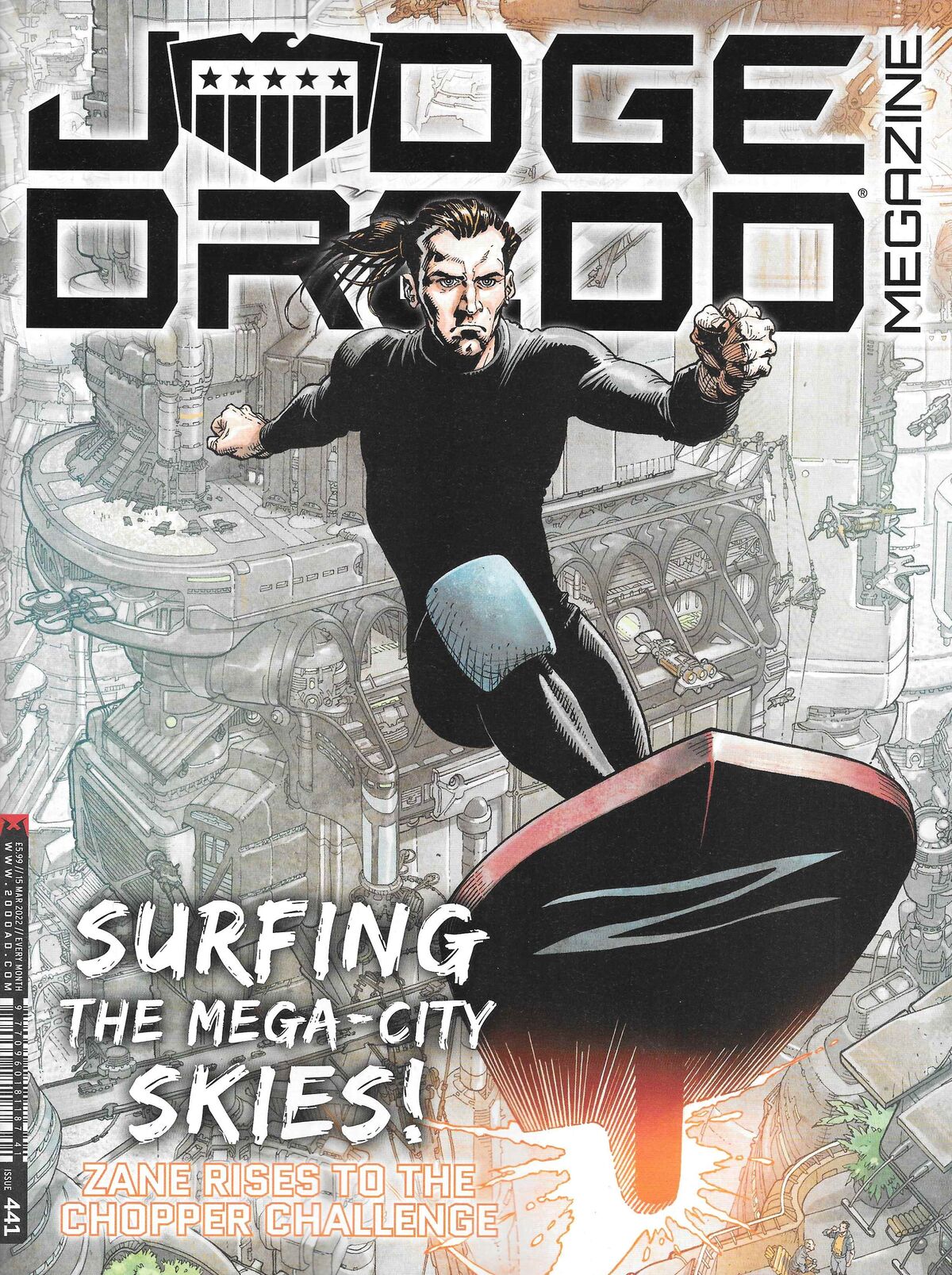 Judge Dredd Megazine Vol 1 441 Albion British Comics Database Wiki