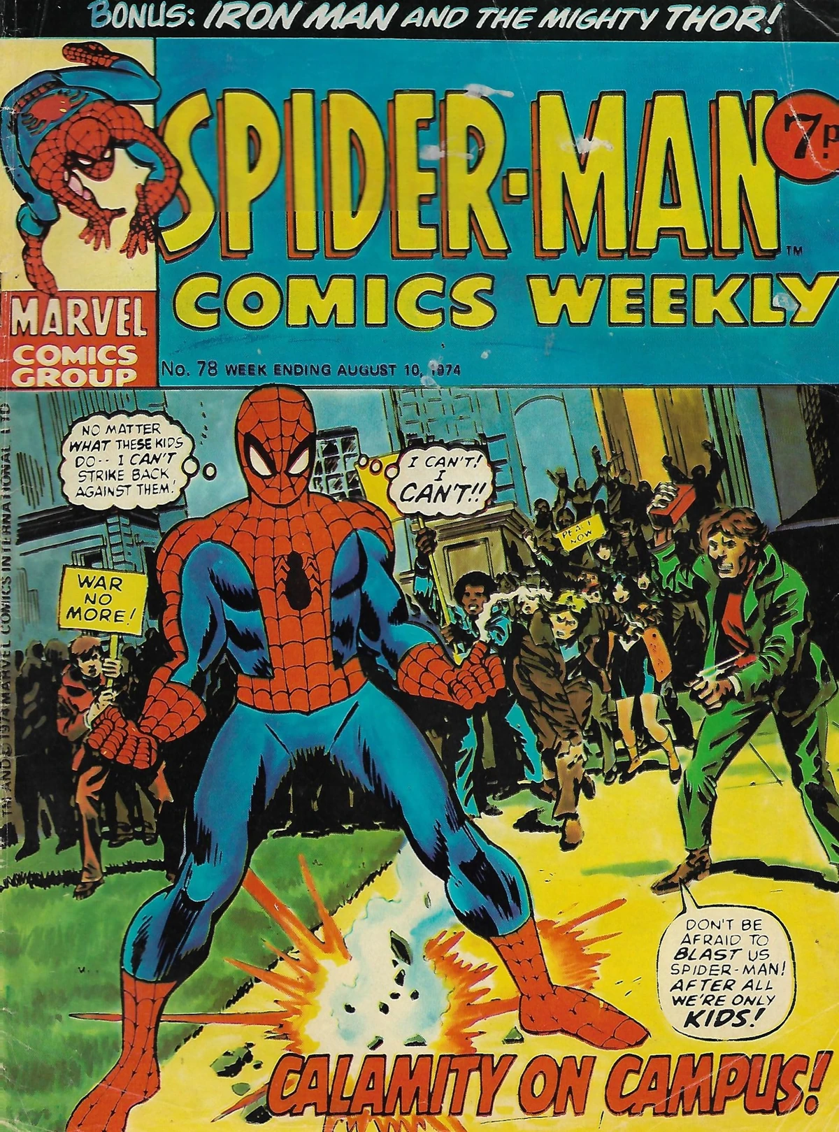 Spider-Man Comics Weekly Vol 1 78 | Albion British Comics Database Wiki ...