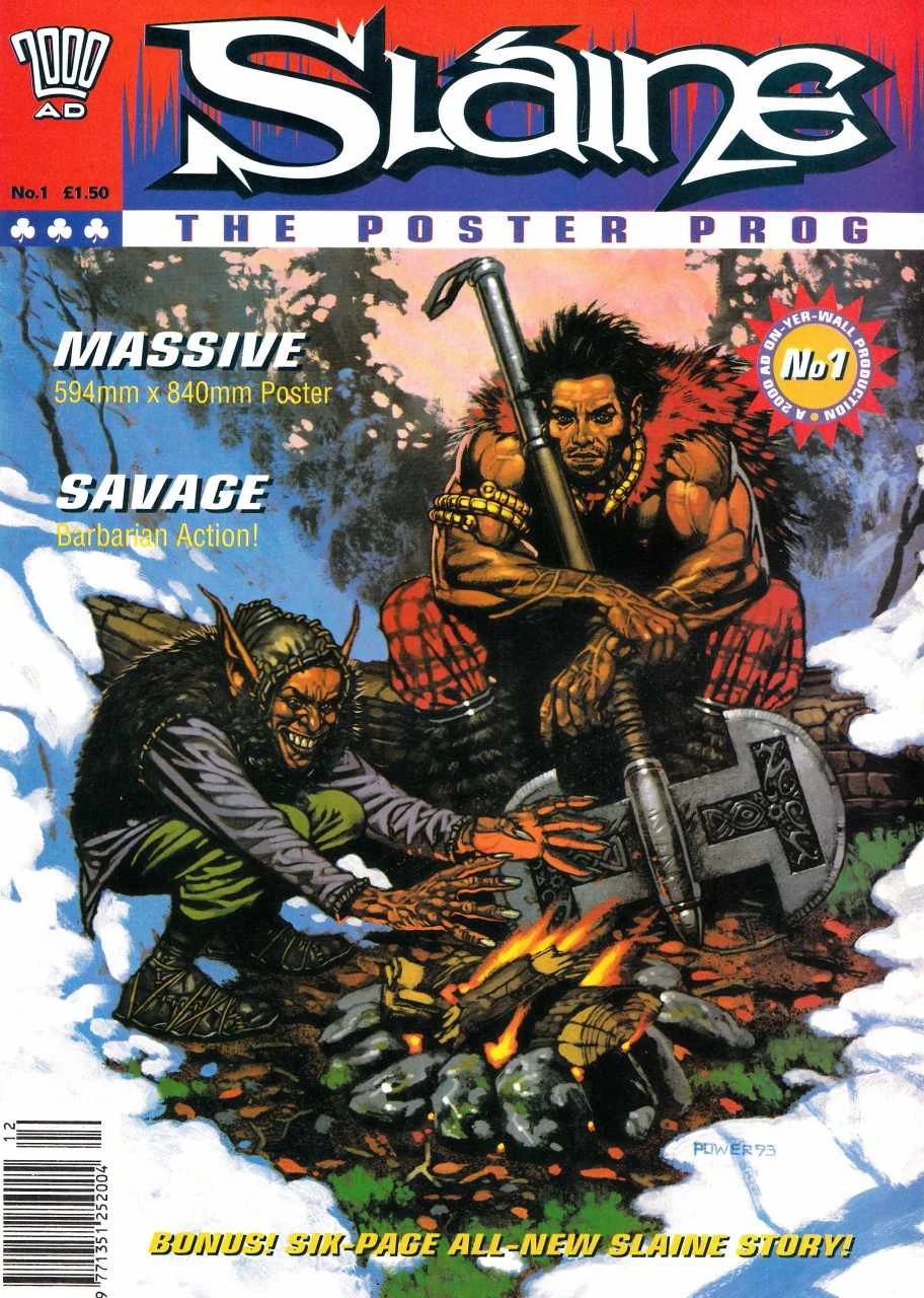 Slaine: The Poster Prog Vol 1 1 | Albion British Comics Database Wiki ...