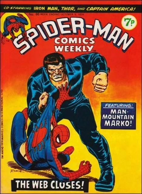Spider-Man Comics Weekly Vol 1 86 | Albion British Comics Database Wiki ...