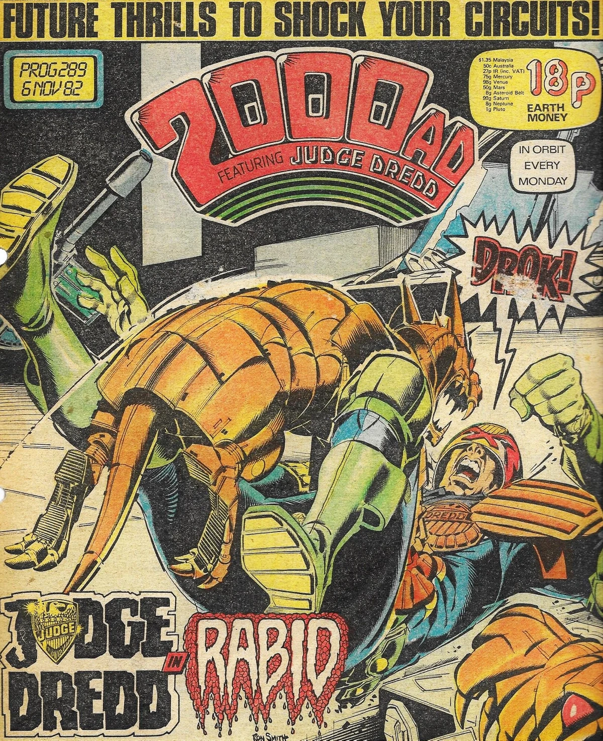 2000 AD Vol 1 289 | Albion British Comics Database Wiki | Fandom