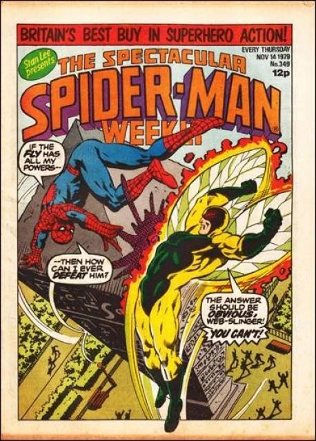 The Spectacular Spider-Man Weekly Vol 1 349 | Albion British Comics ...