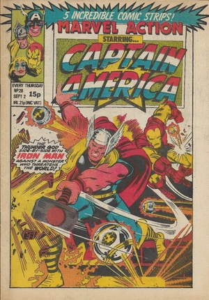 Captain America (Marvel UK Weekly) Vol 1 28 | Albion British Comics ...
