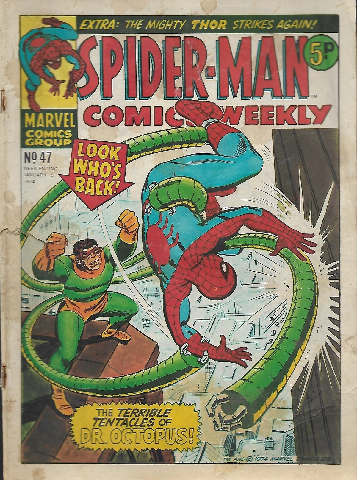 Spider-Man Comics Weekly Vol 1 47 | Albion British Comics Database Wiki ...