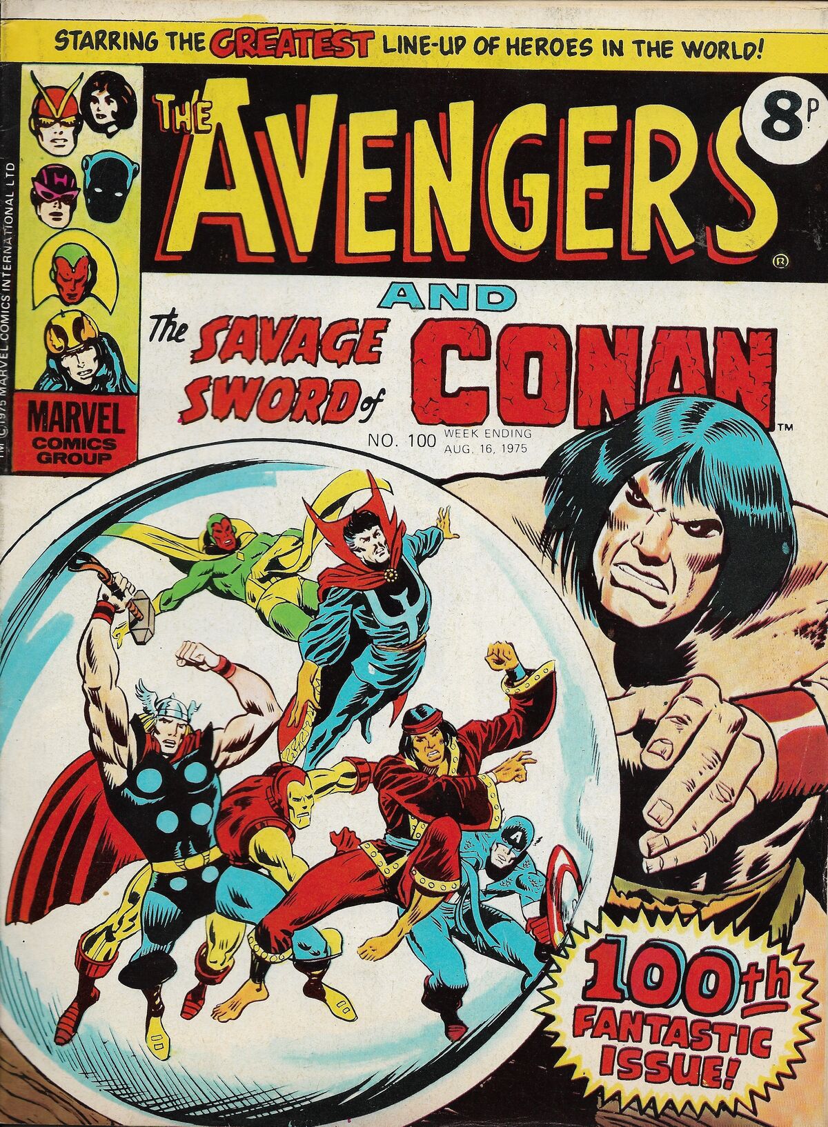 Avengers (Marvel UK) Vol 1 100 | Albion British Comics Database Wiki ...