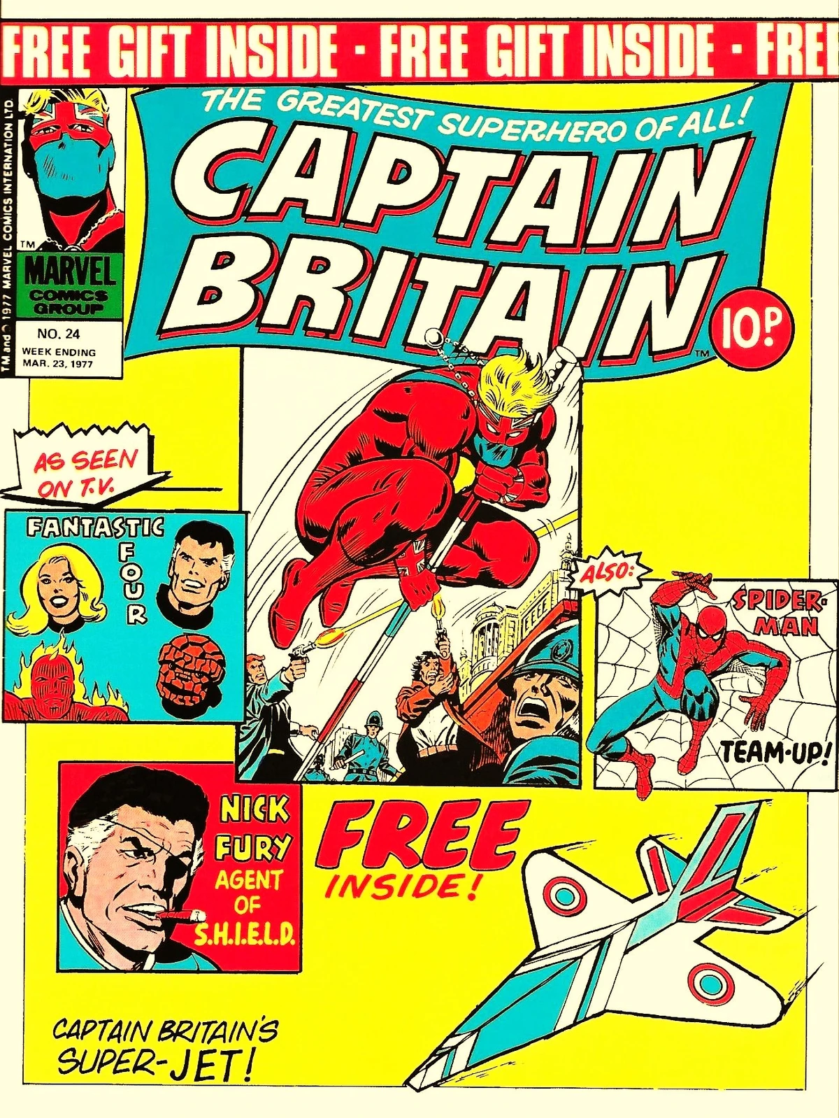 Captain Britain Vol 1 24 | Albion British Comics Database Wiki | Fandom