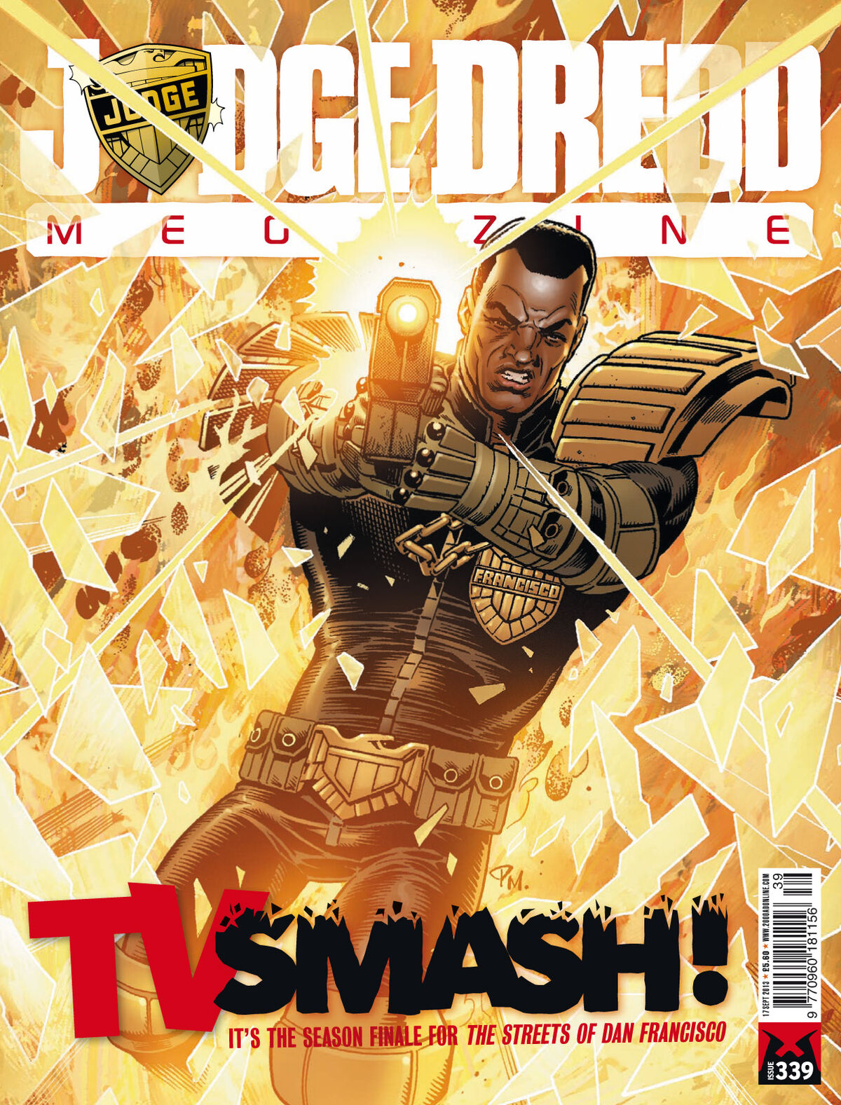 Judge Dredd Megazine Vol 1 339 Albion British Comics Database Wiki