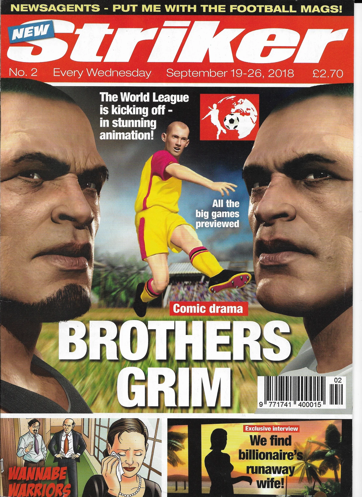 Striker Vol 2 2 | Albion British Comics Database Wiki | Fandom