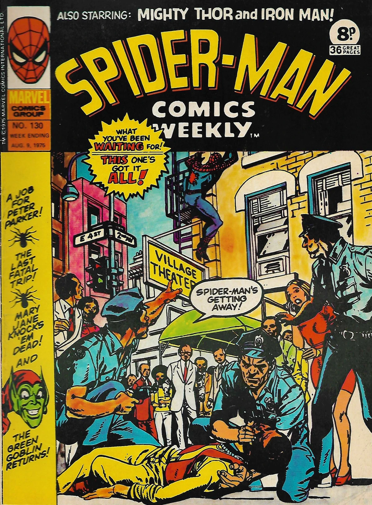 Spider-Man Comics Weekly Vol 1 130 | Albion British Comics Database ...