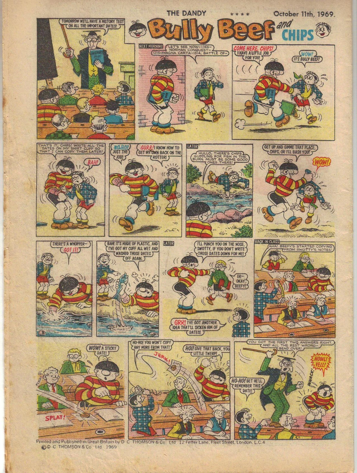 Bully Beef and Chips | Albion British Comics Database Wiki | Fandom