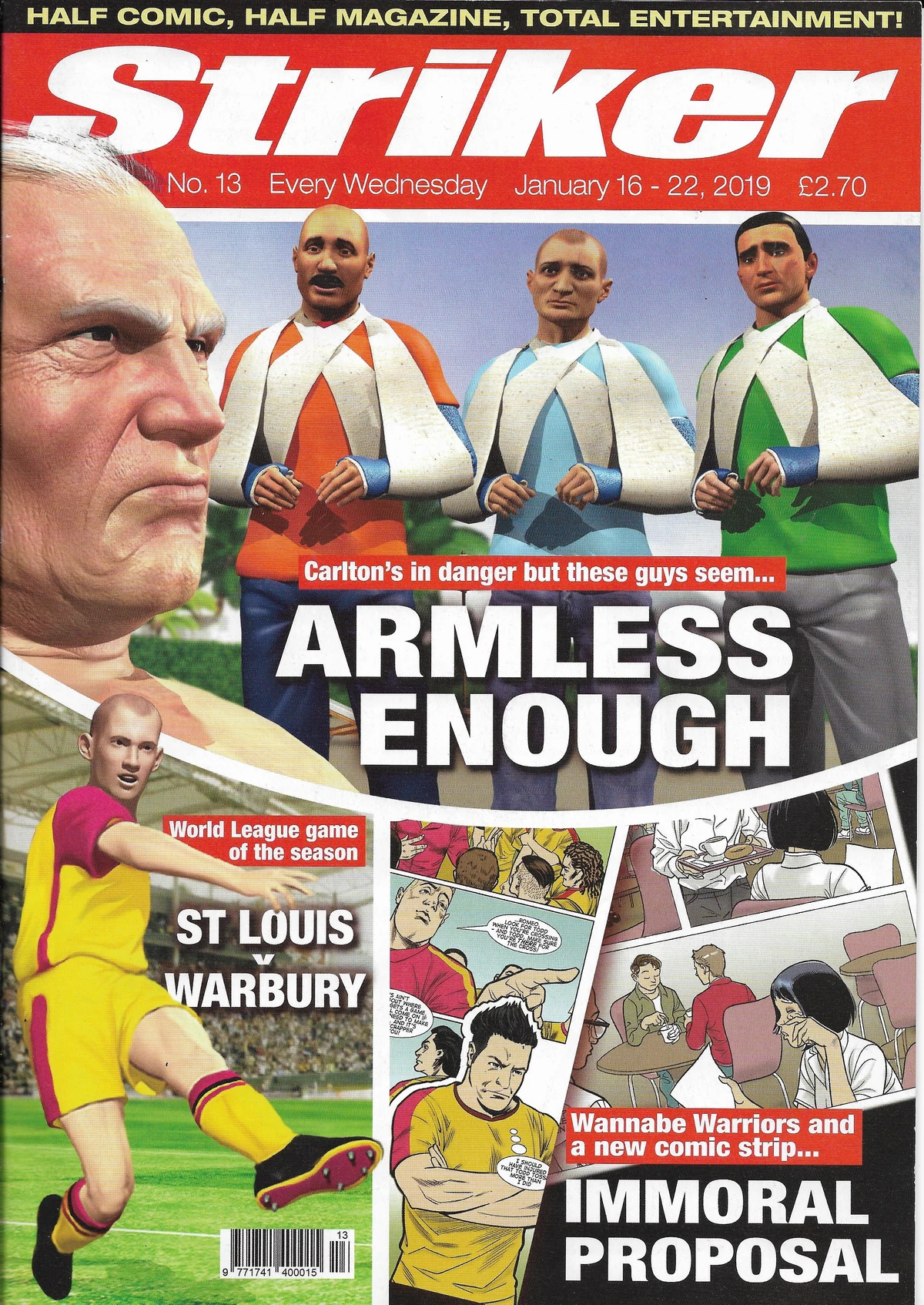 Striker Vol 2 13 | Albion British Comics Database Wiki | Fandom