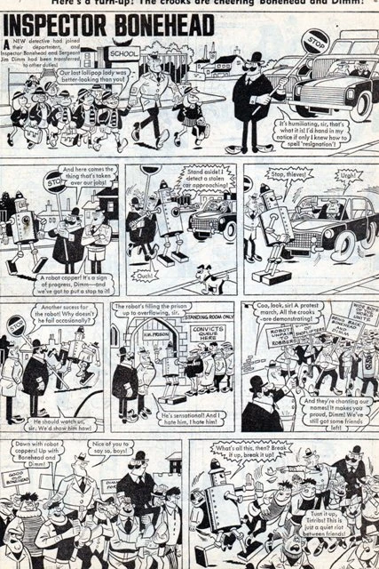 Inspector Bonehead | Albion British Comics Database Wiki | Fandom