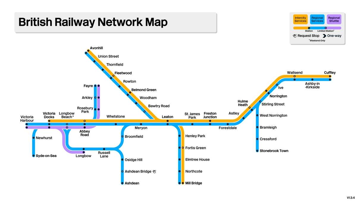 Map | British Railway Wiki (Roblox) | Fandom