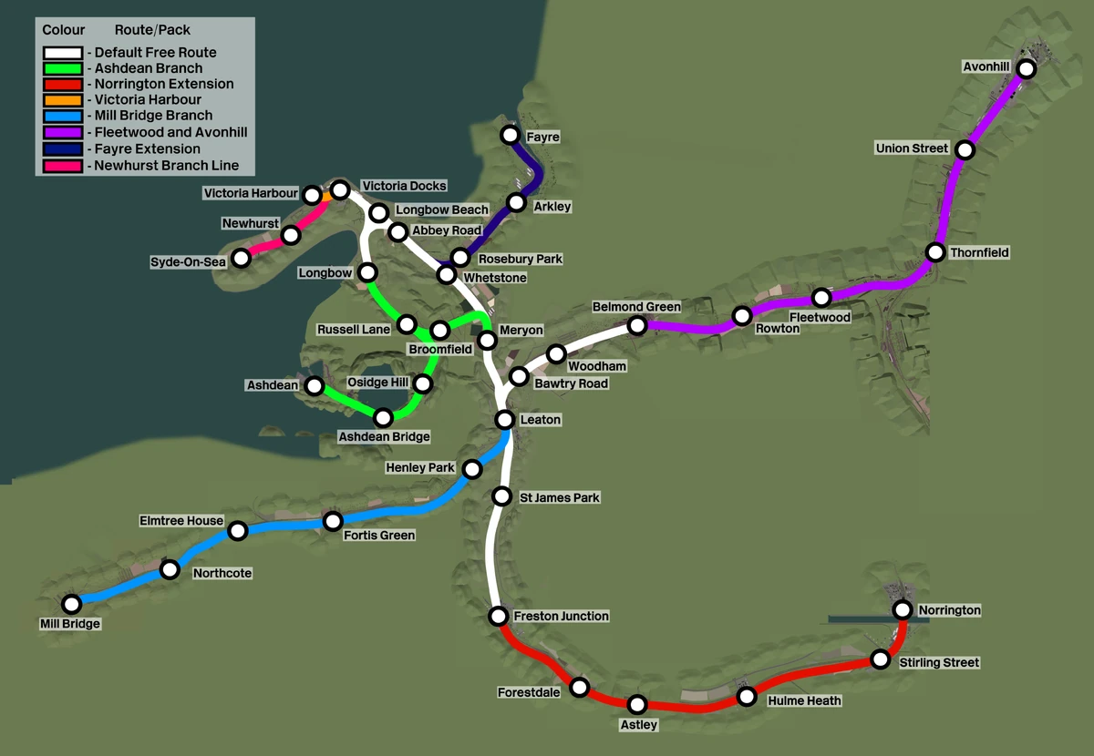 Routes | British Railway Wiki | Fandom