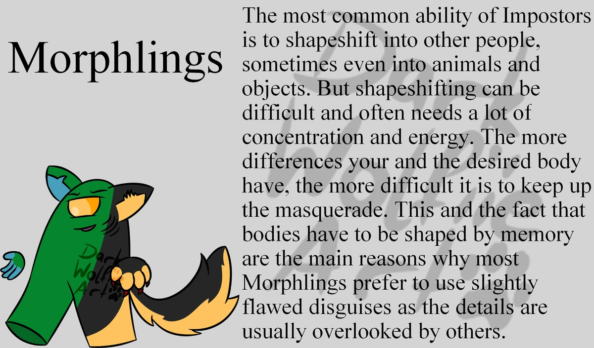 Morphlings | Broken Bonds and Broken Bones Wiki | Fandom