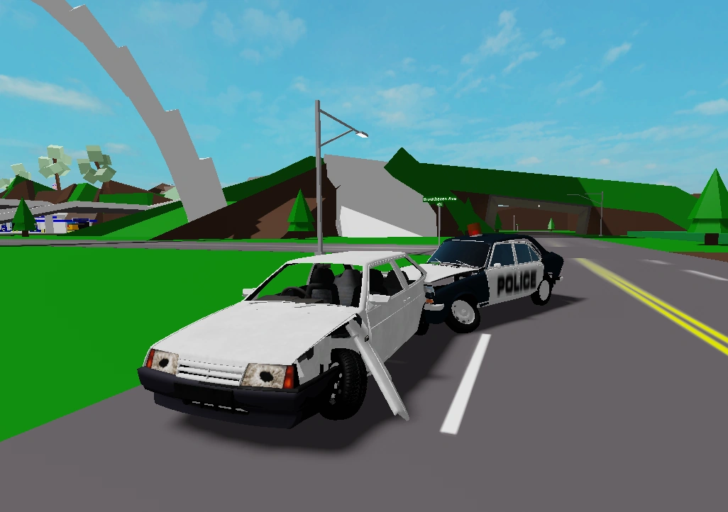 The First Accident With A Police Car, In Brookhaven, 1994 | Brookhaven ...