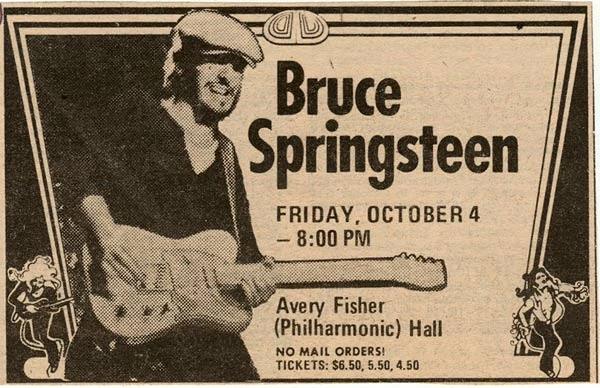 The Wild, the Innocent & the E Street Shuffle Tour | Bruce Springsteen ...