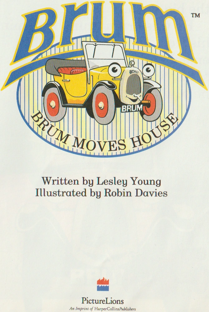 Brum Moves House Book | Brum Wiki | Fandom