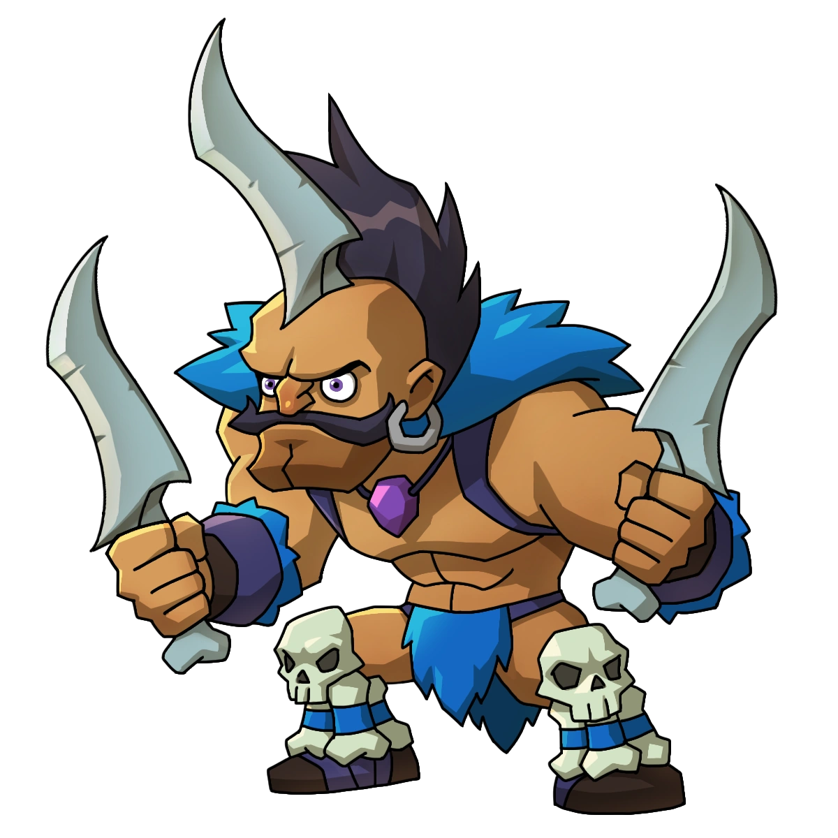 Mr Dagger (Blue) | Brutal Age: Horde Invasion Wiki | Fandom