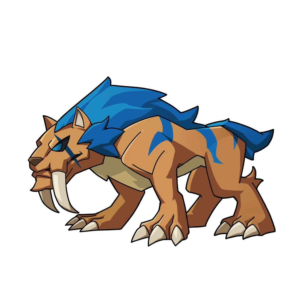 Smilodon (Blue) | Brutal Age: Horde Invasion Wiki | Fandom