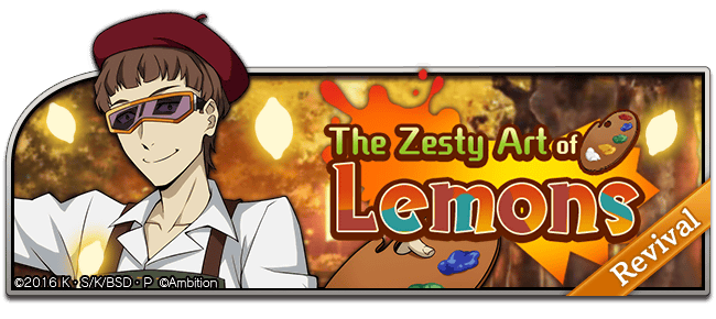 The Zesty Art of Lemons/Oct 2023 (EN) | Bungo Stray Dogs: Mayoi Inu ...