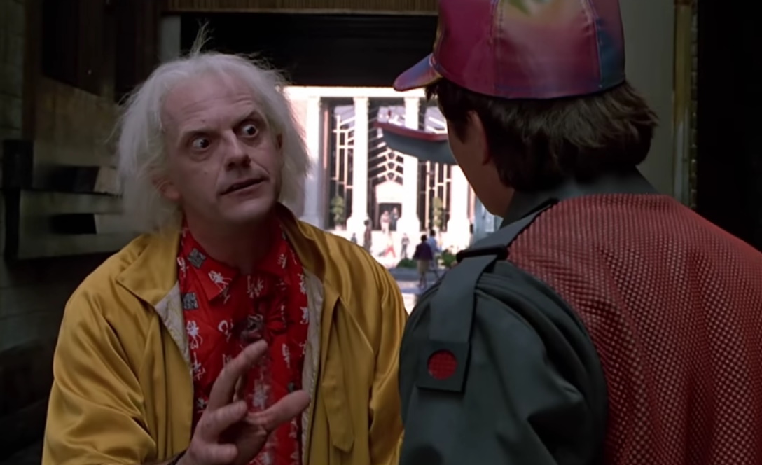 Doc Brown Back To The Future 3
