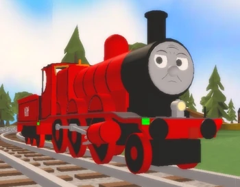 The First Red Engine | Blue Train With Friends Wiki | Fandom