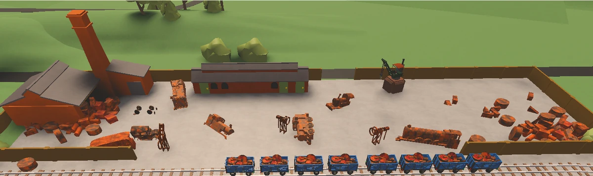 Wellsworth Scrapyard | Blue Train With Friends Wiki | Fandom