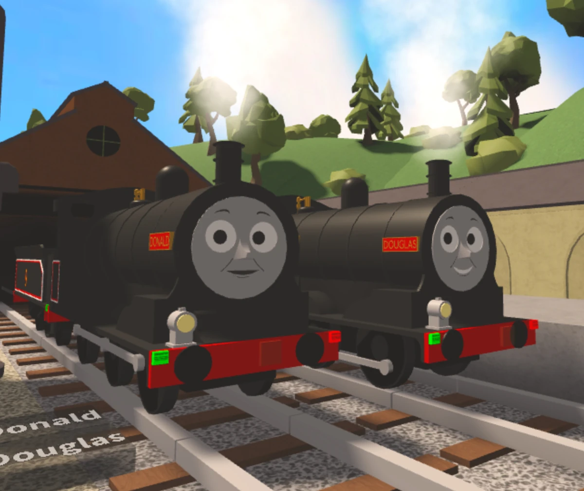 Donald and Douglas | Blue Train With Friends Wiki | Fandom