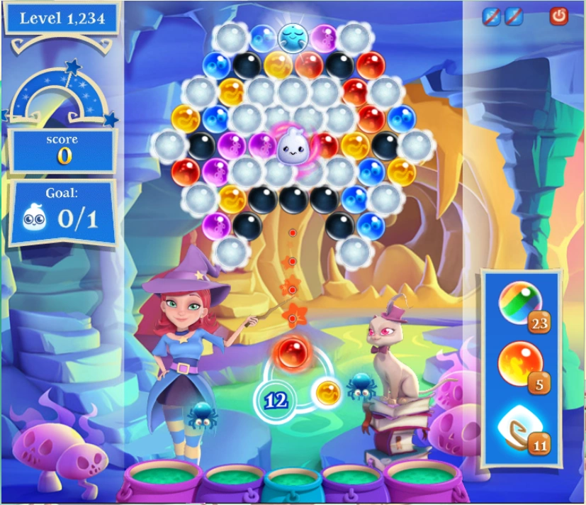 Level 1234 | Bubble Witch Saga 2 Wiki | Fandom
