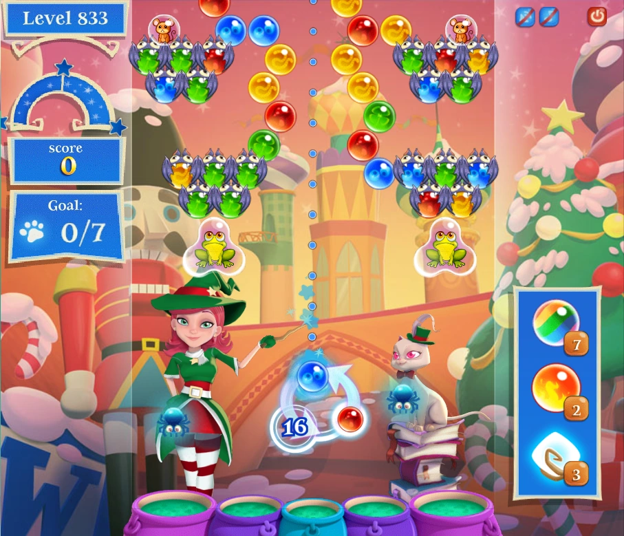 Level 833 | Bubble Witch Saga 2 Wiki | Fandom
