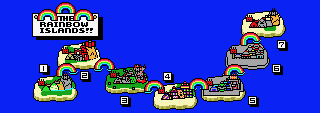 Rainbow Islands (location) | Bubble Bobble Wiki | Fandom