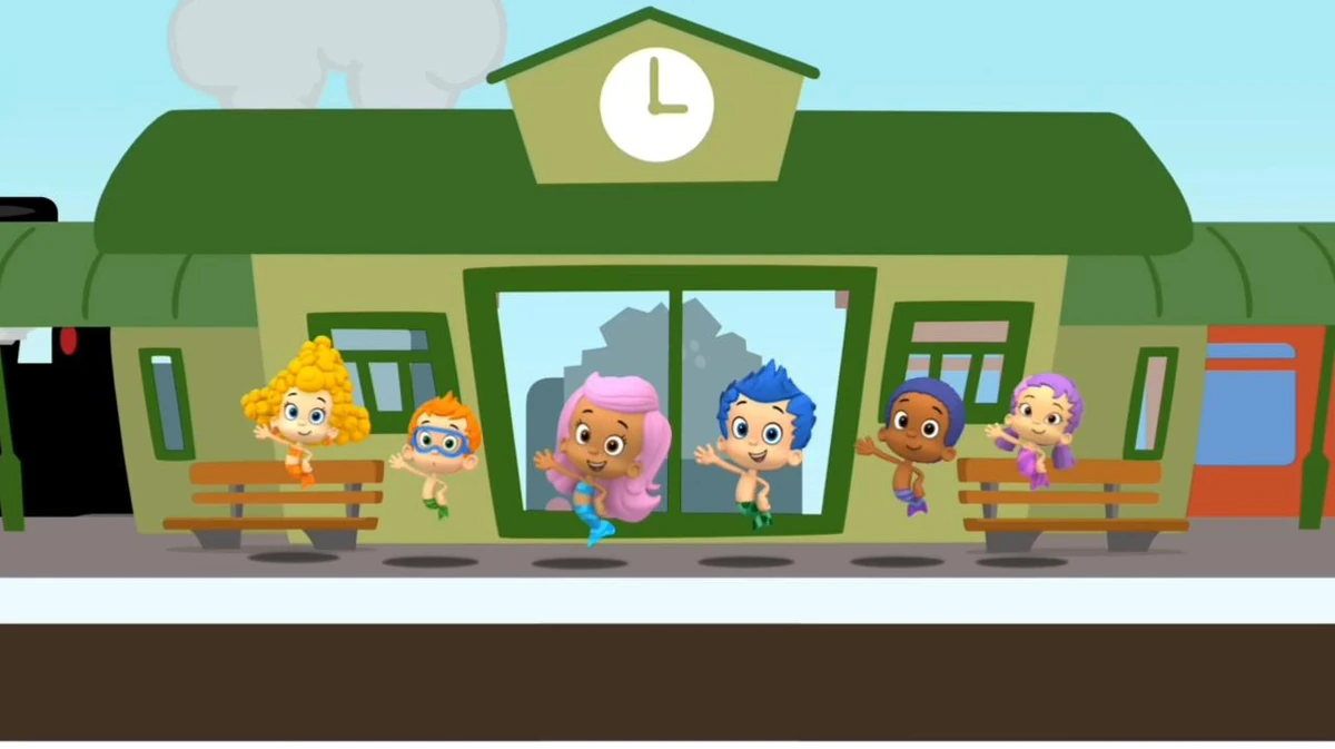 Bubble Guppies Train