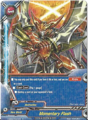 Momentary Flash | Future Card Buddyfight Wiki | Fandom
